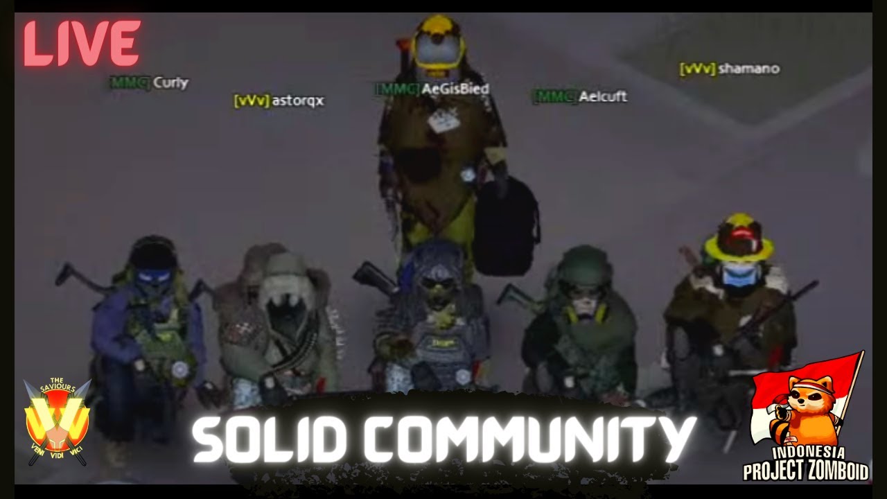 INDONESIA PROJECT ZOMBOID - SOLID COMMUNITY - YouTube
