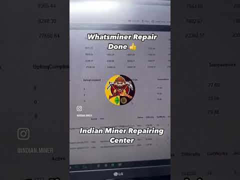 Whatsminer Repair Done 👍 🚀|| Asic Miner Repair #crypto #btc # ...