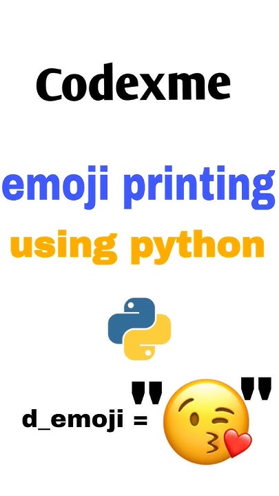 Emoji Printing Using Python๐๐ Viral Viralshorts Beats Programming Emoji Shorts