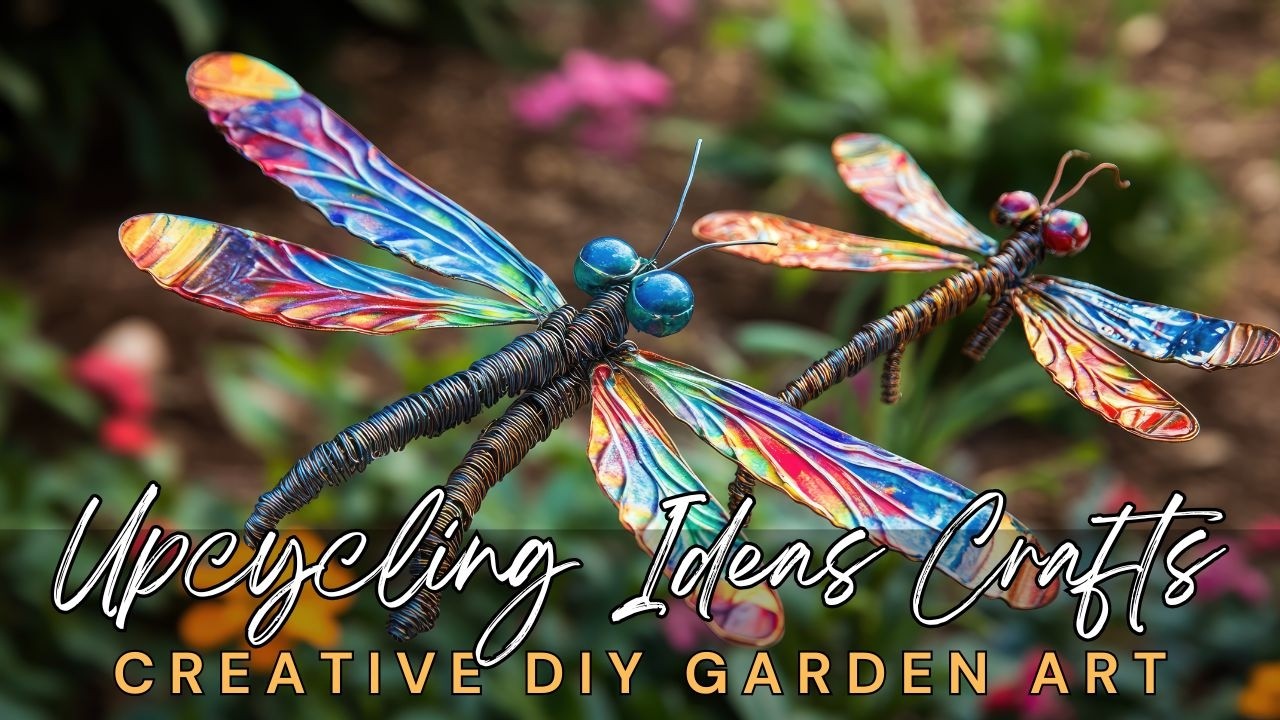🌺🔁 Upcycling Ideas: Transform Garbage into Creative DIY Garden Art with ...