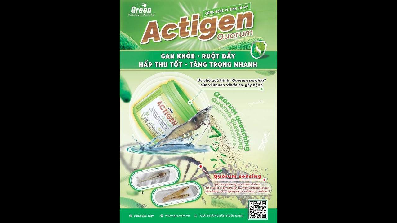ACTIGEN QUORUM - CÔNG NGHỆ VI SINH TỪ MỸ. Công ty TNHH Giải Pháp Chăn ...