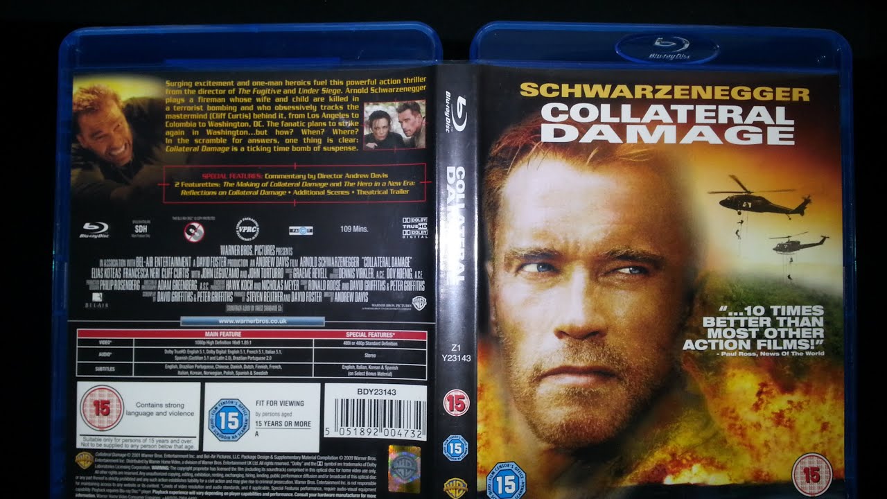 Collateral Damage Blu-Ray Product Review - YouTube