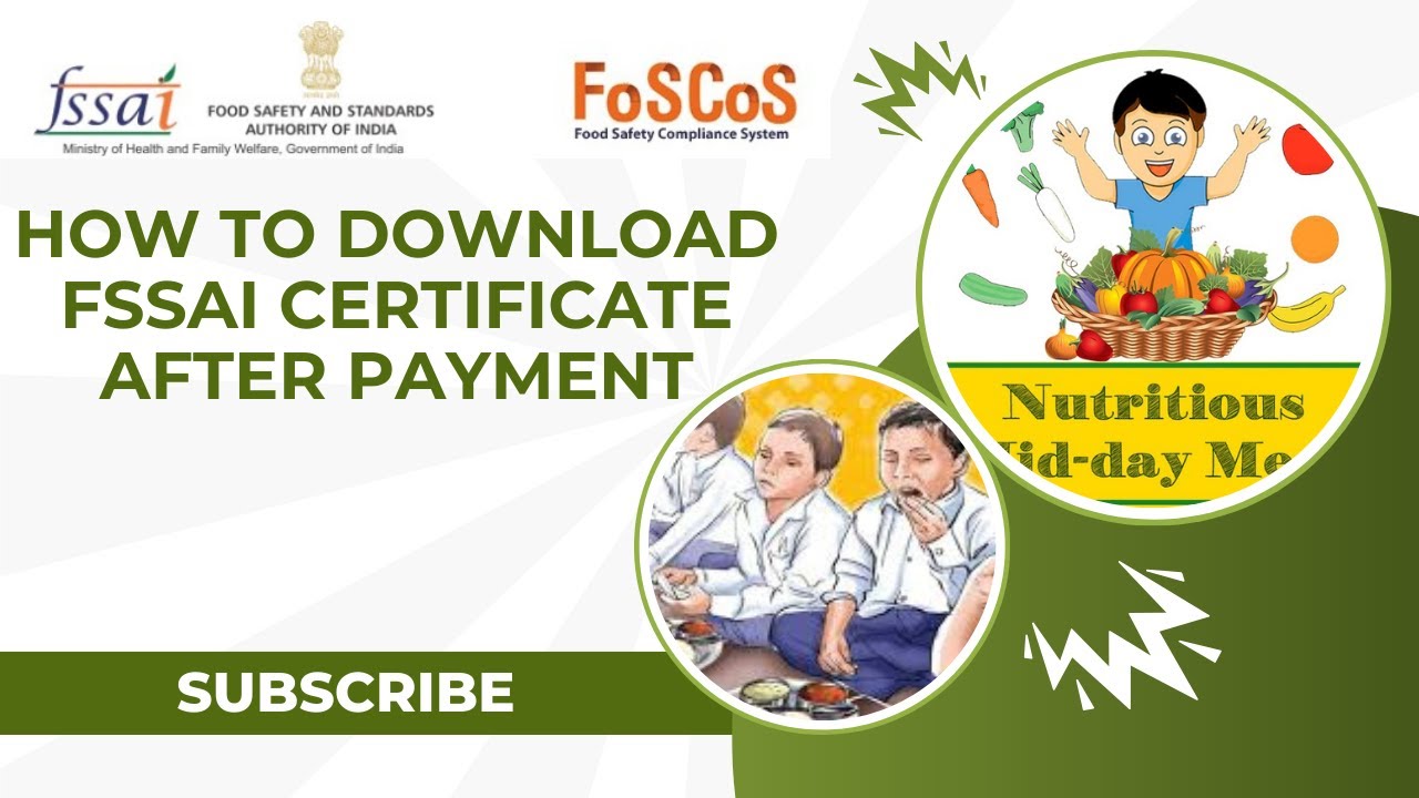 How To Download FSSAI Certificate After Payment || MDM || iLeana Tech ...