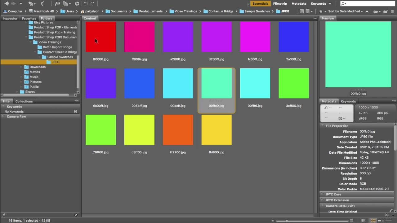 Design a Color Chart for Etsy In Minutes - YouTube