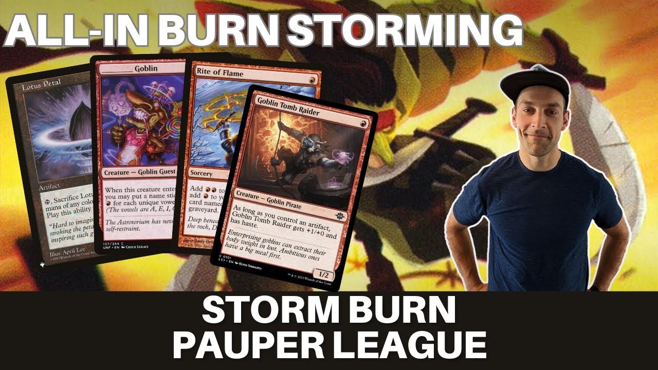 No Burn Required! Mono Red token Storm with Goblin Tomb Raider | MTG ...