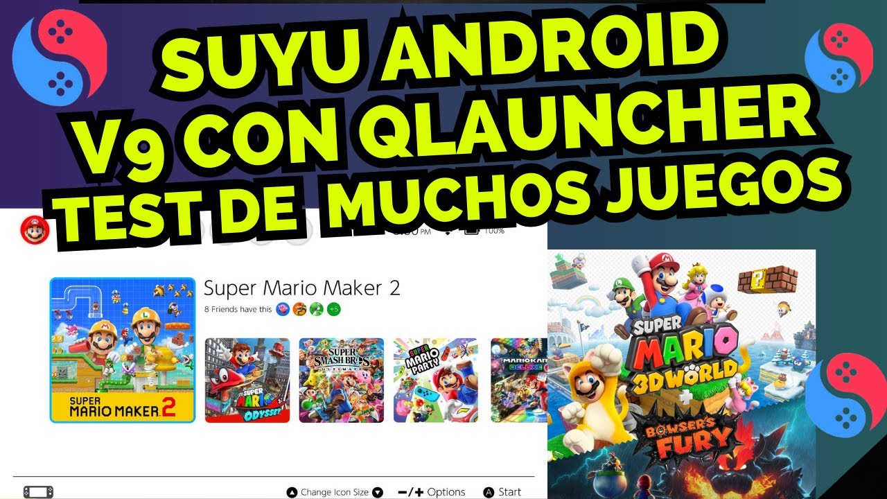 🎮SUYU ANDROID V9 CON QLAUNCHER TEST DE MUCHOS JUEGOS EN SNAPDRAGON 865 ...