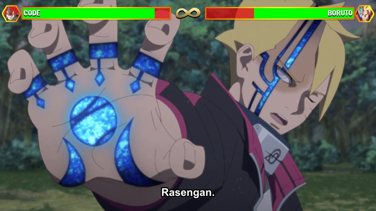 Boruto VS Code With Healthbars | Boruto: Naruto Next Generations - YouTube