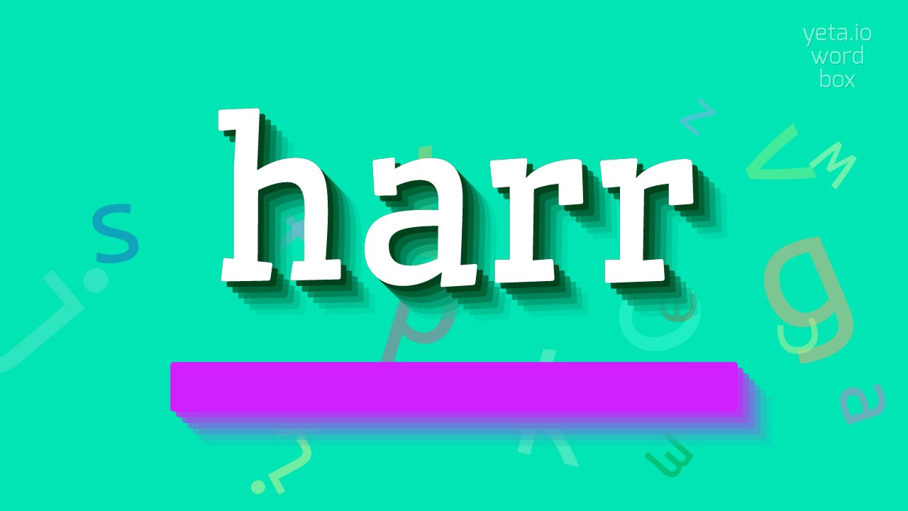 How to say "harr"! (High Quality Voices) - YouTube