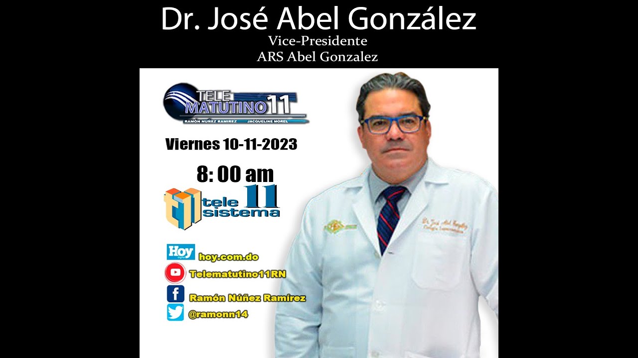 Dr. José Abel González, Vicepresidente ARD Abel González - YouTube