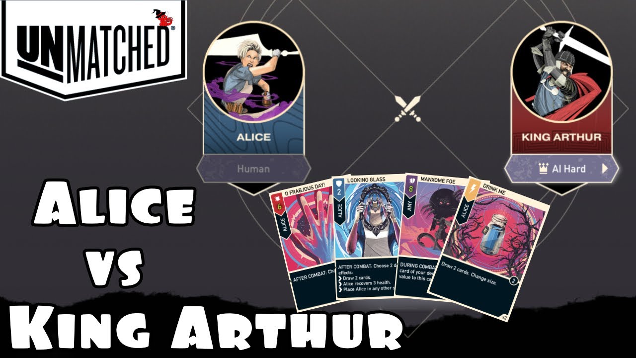 ALICE VS KING ARTHUR | HARDEST DIFFICULTY | BASED ON THE BOARD GAME ...
