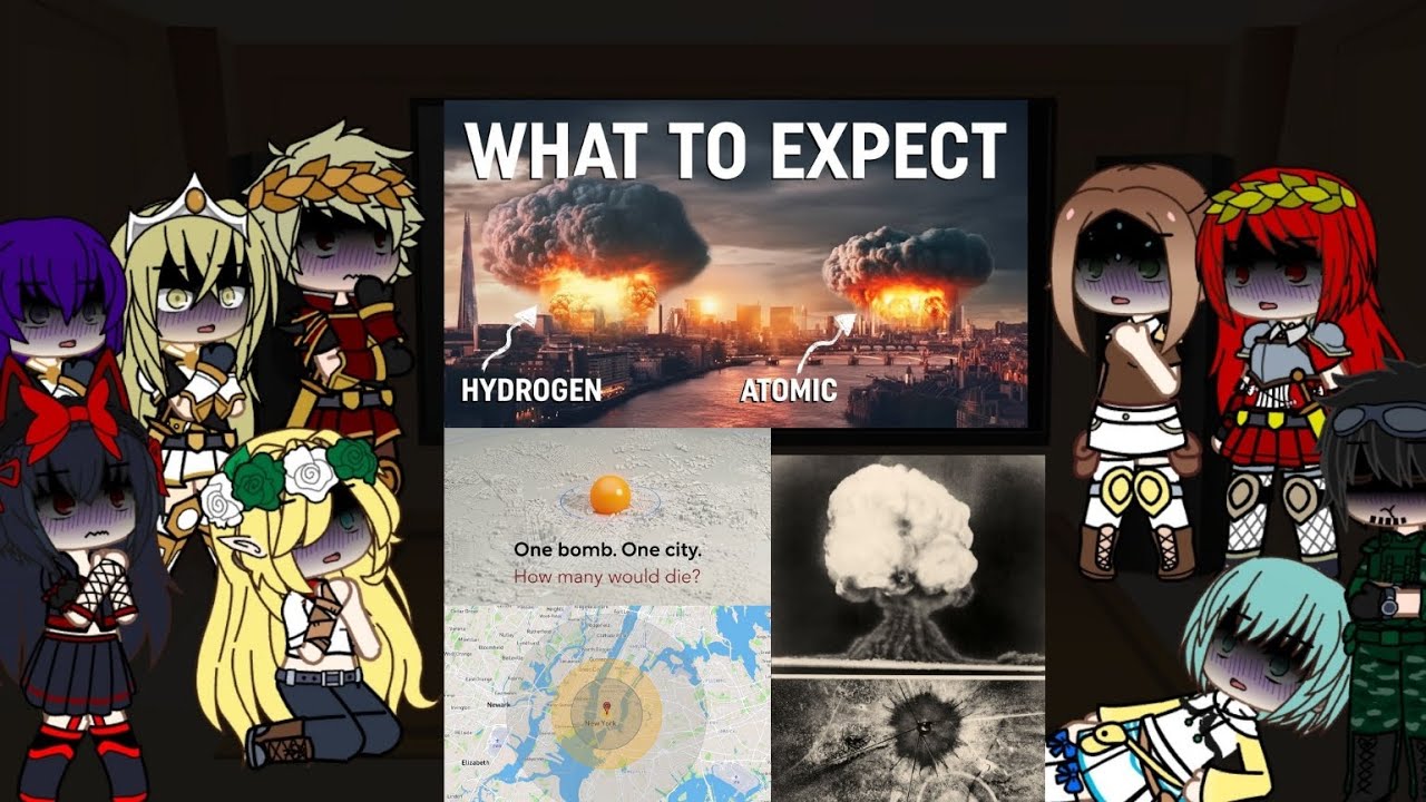 gate react to Simulation of a nuclear blast in a major city - YouTube
