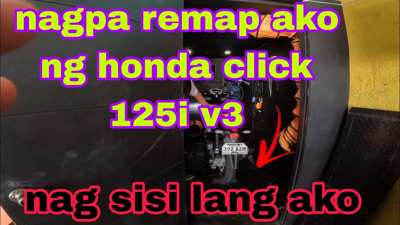 Honda click 125i remap - YouTube