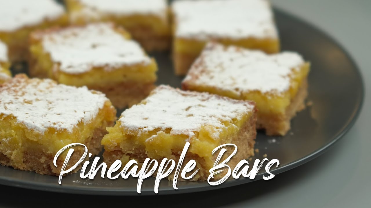 PINEAPPLE BARS | Baking Simpol - YouTube