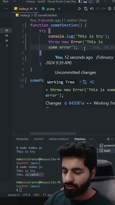 How to apply try catch in javascript’s #shorts #ezsnippet #coding #100dayscodingchallenge - YouTube