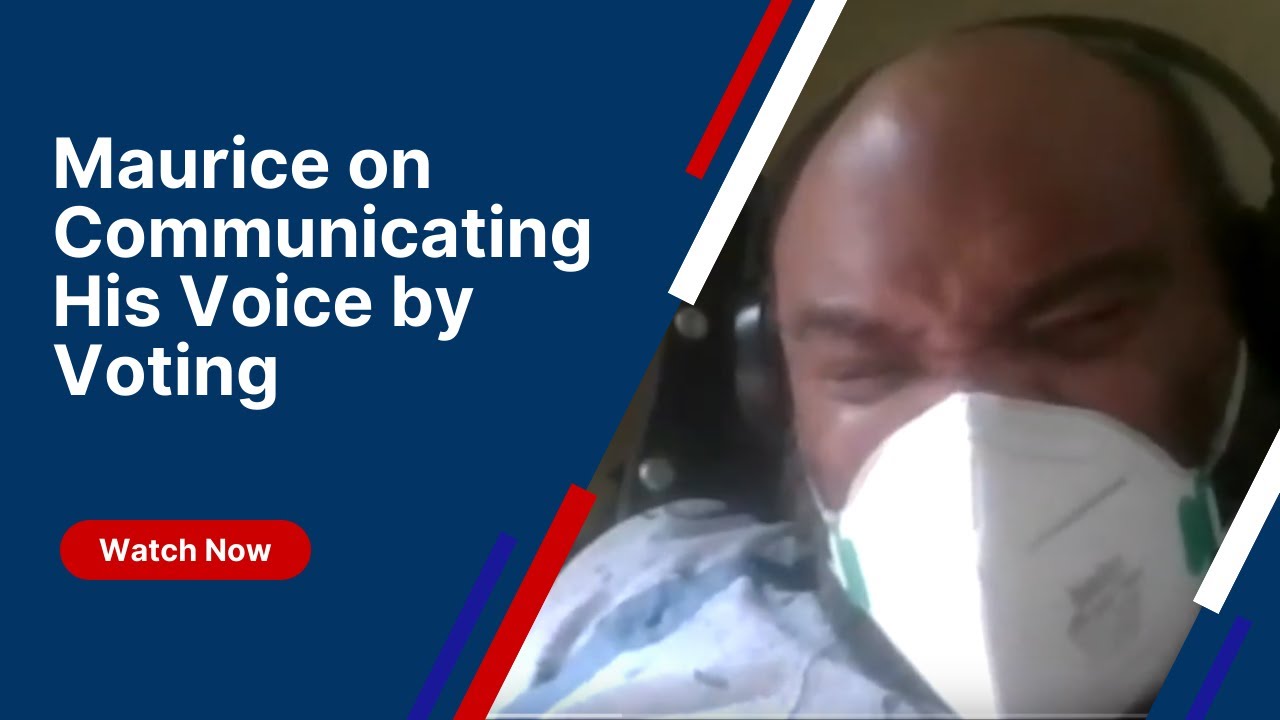 Maurice on Communicating His Voice by Voting - YouTube