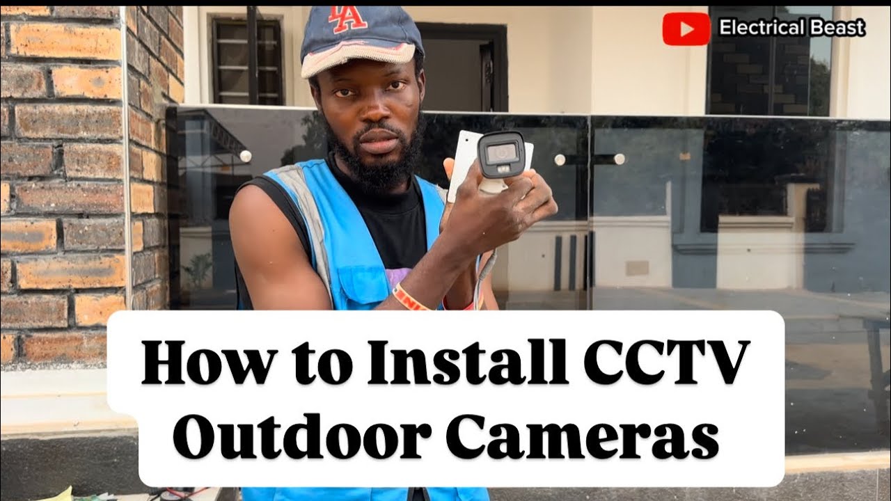 How to Install CCTV Cameras Outdoor - YouTube
