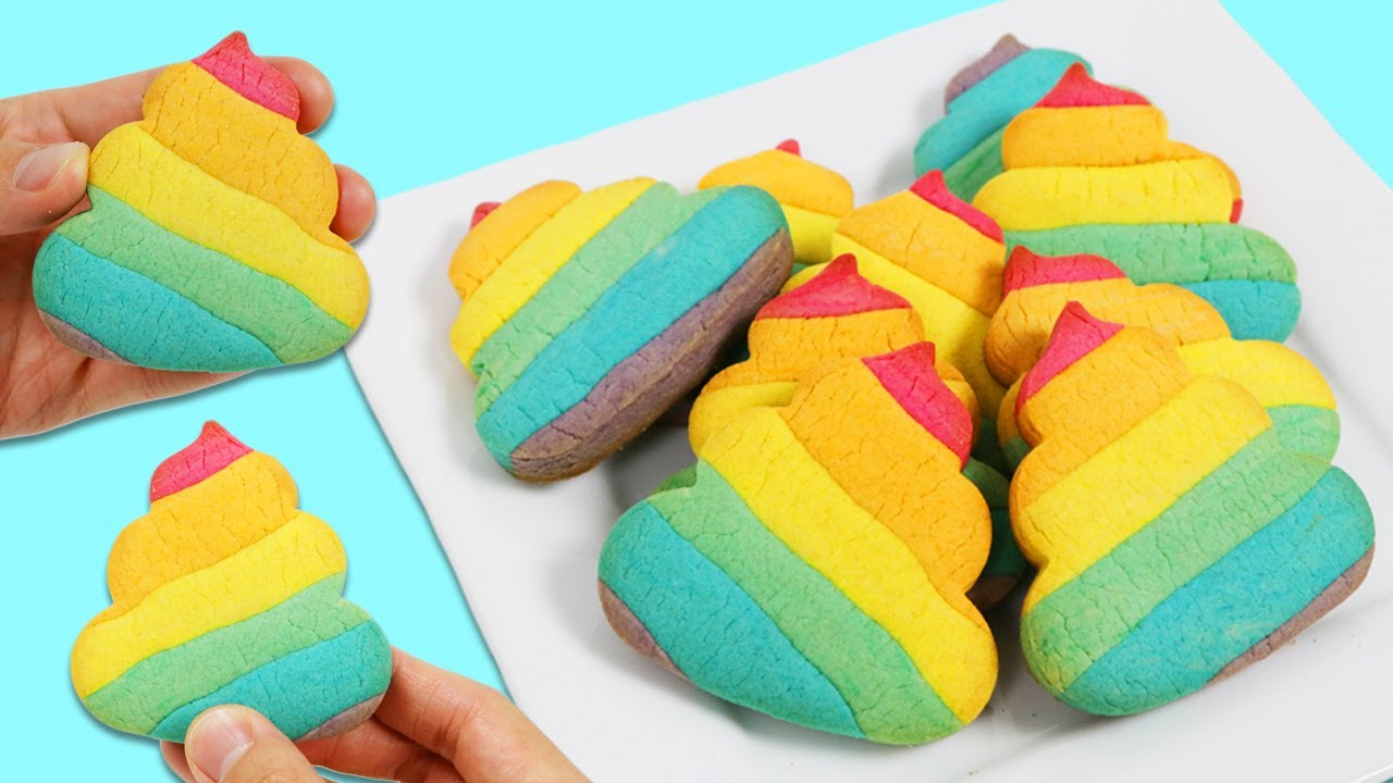 How to Make Rainbow Unicorn Poop Cookies! - YouTube