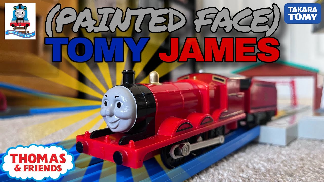 RARE Tomy Painted Face James Unboxing & Review + Fix & Repair - Thomas ...