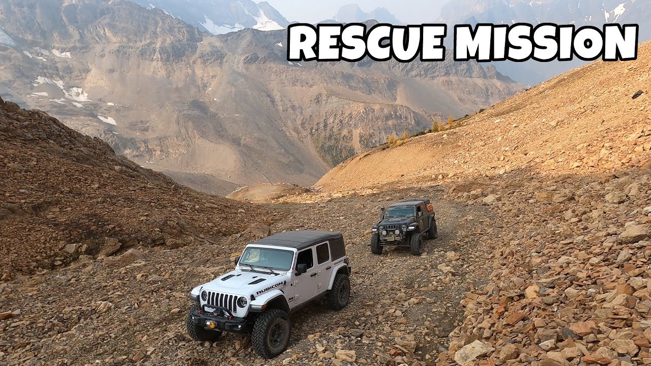 Jeep Wrangler & Gladiator Rescue a Crashed Drone at Top of Mountain ...