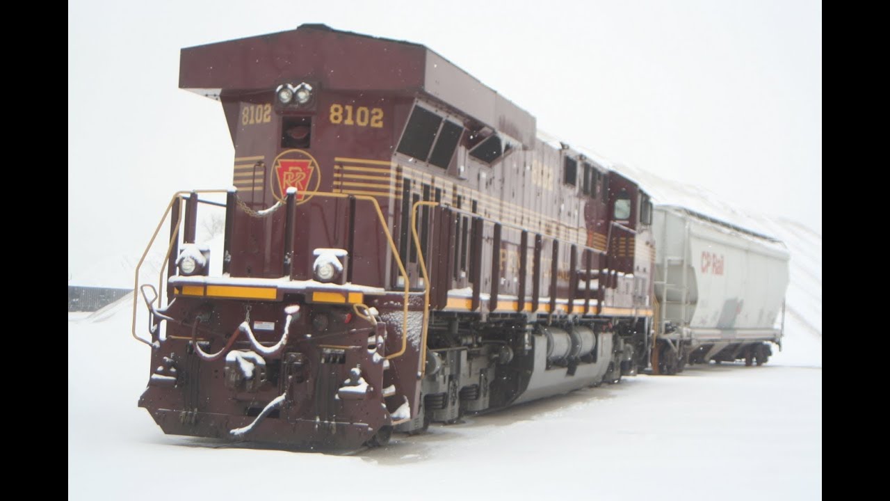 Christmas MI trip with PRR 8102 and more! - YouTube