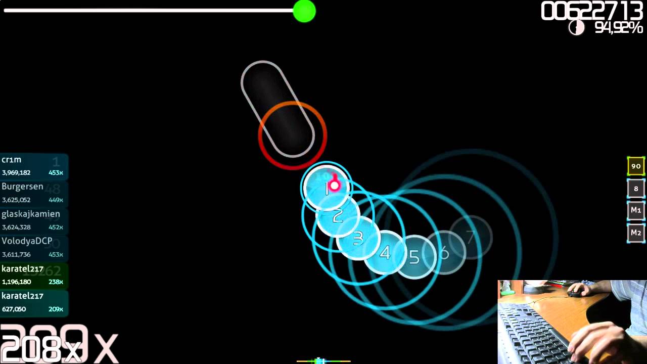 OSU! (Pegboard Nerds x MisterWives - Coffins) 89,41% - YouTube
