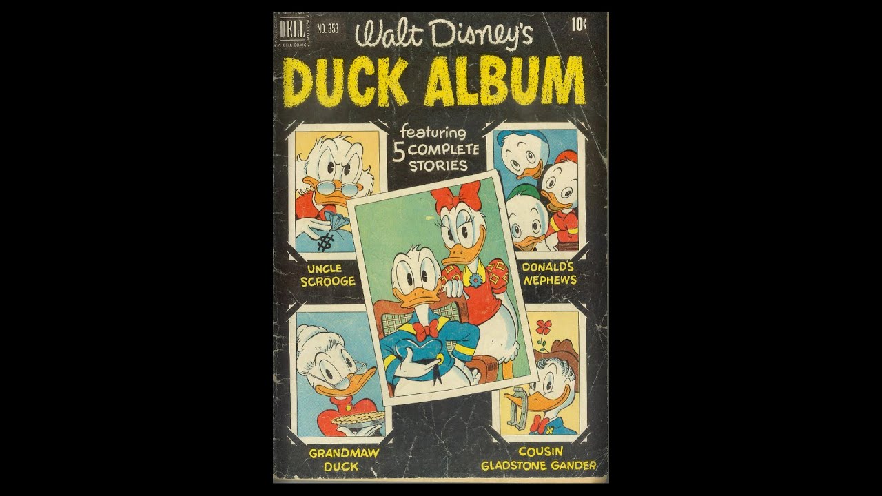 DISNEY Dell Four Color Comics #0353 Duck Album - YouTube