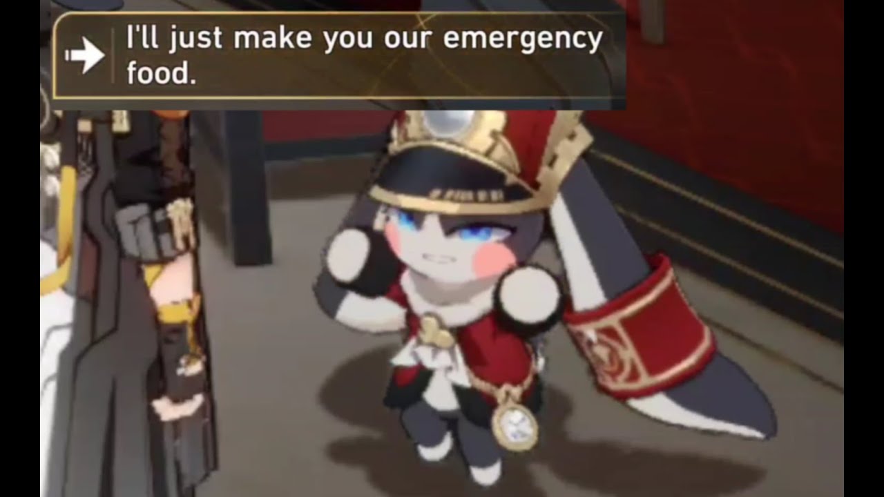 Paimo-- Pom-Pom gets angry at MC for calling him an emergency food ...