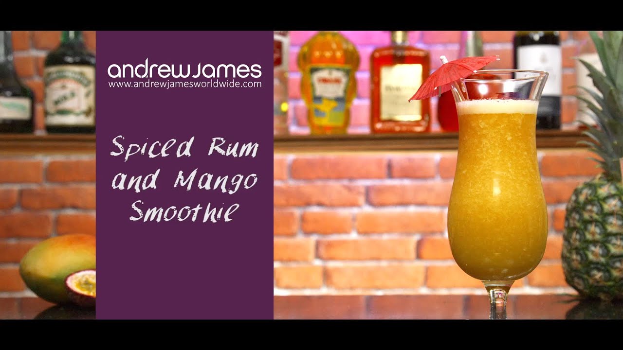 Spiced Rum and Mango Cocktail by Andrew James - YouTube
