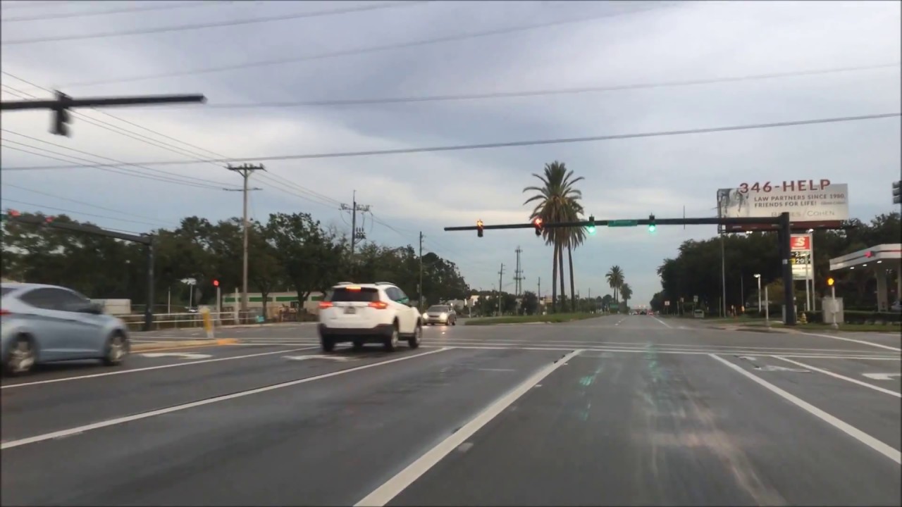 Driving Phillips Hwy Jacksonville Florida Fl 8-2018 - YouTube