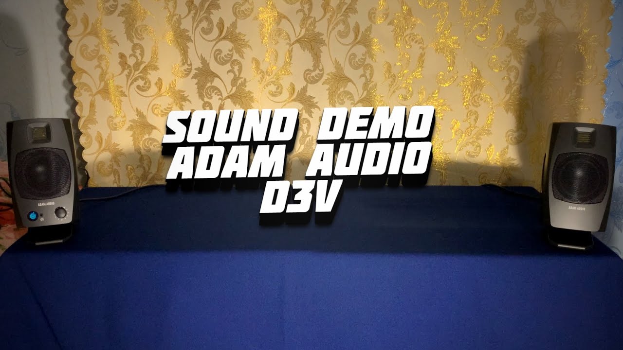 SOUND DEMO / Adam Audio D3V / COMPARISON WITH ORIGINAL TRACK - YouTube