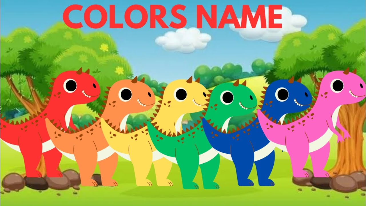 Let's Learn The Colors! | Cartoon Animation Color Songs | Color Bus ...