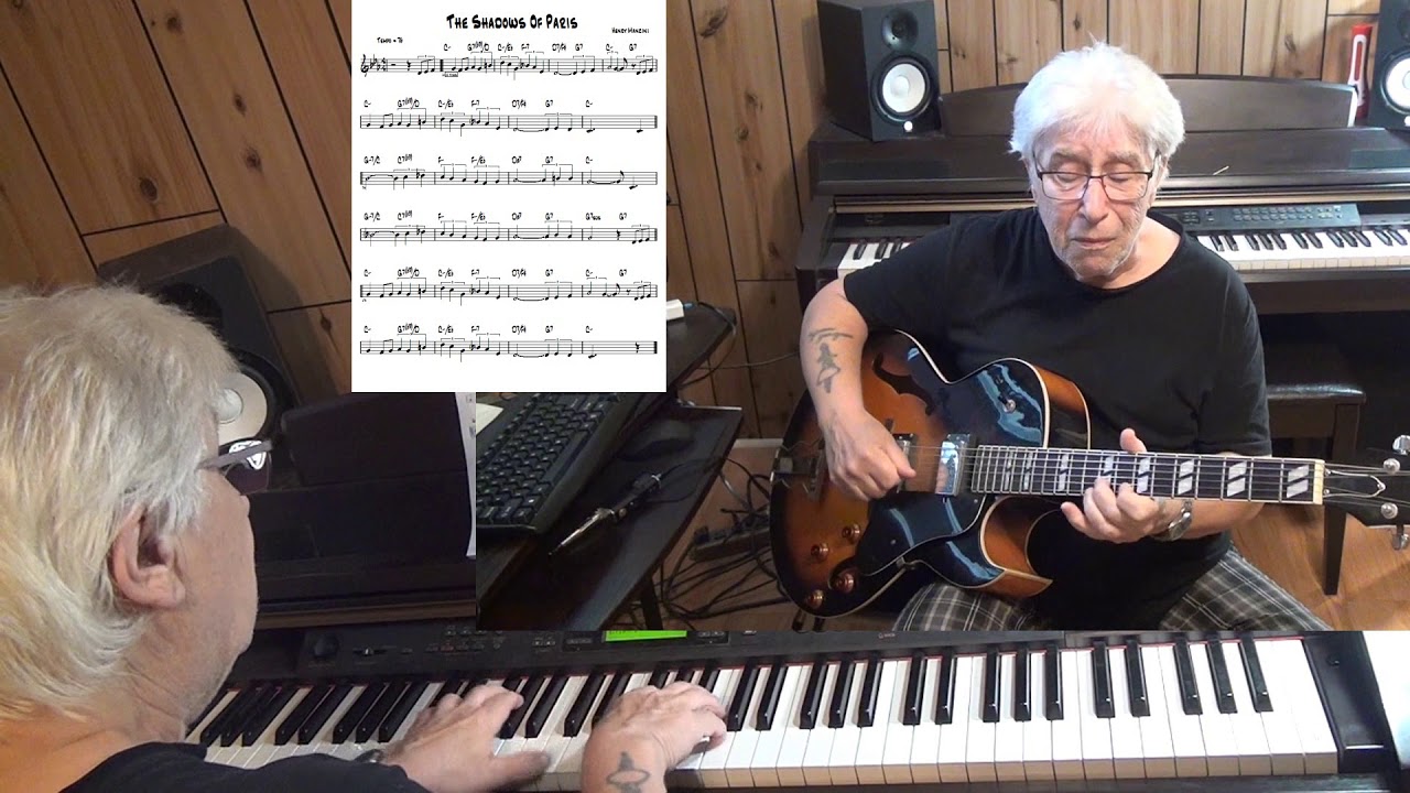 The Shadows Of Paris - Jazz guitar & piano cover ( Henry Mancini ...