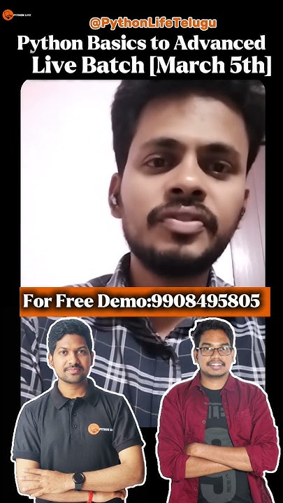 Python Live Batch in Telugu - YouTube
