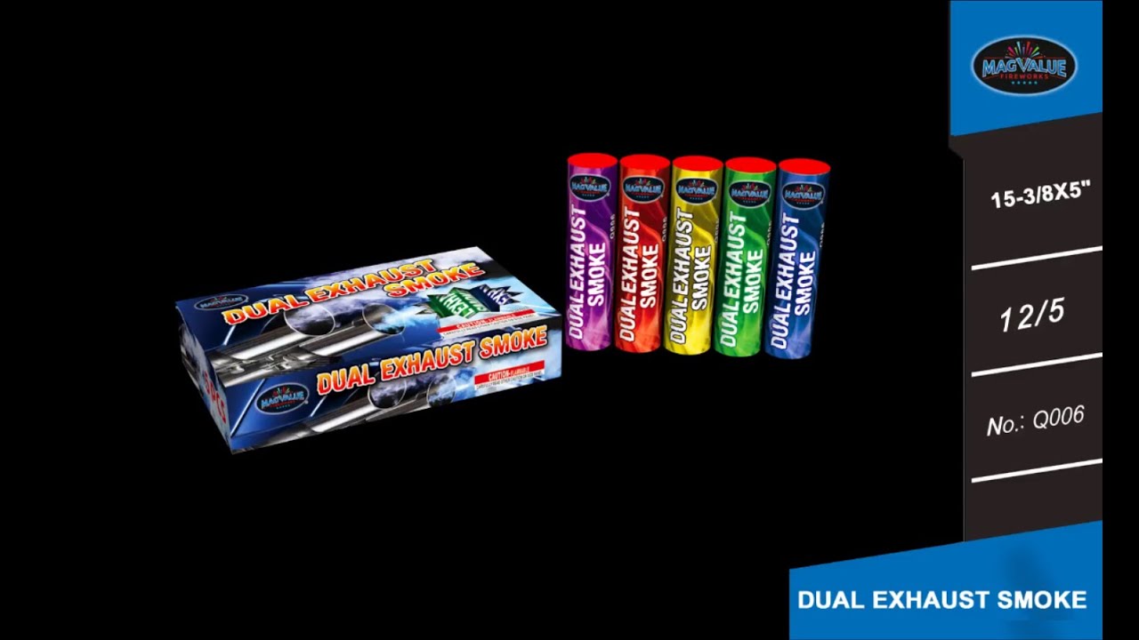 DUAL EXHAUST SMOKE -- Q006 - YouTube