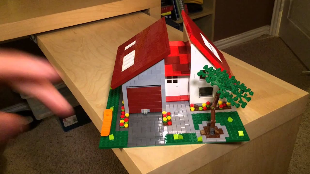 LEGO MOC: Small A-frame house - YouTube