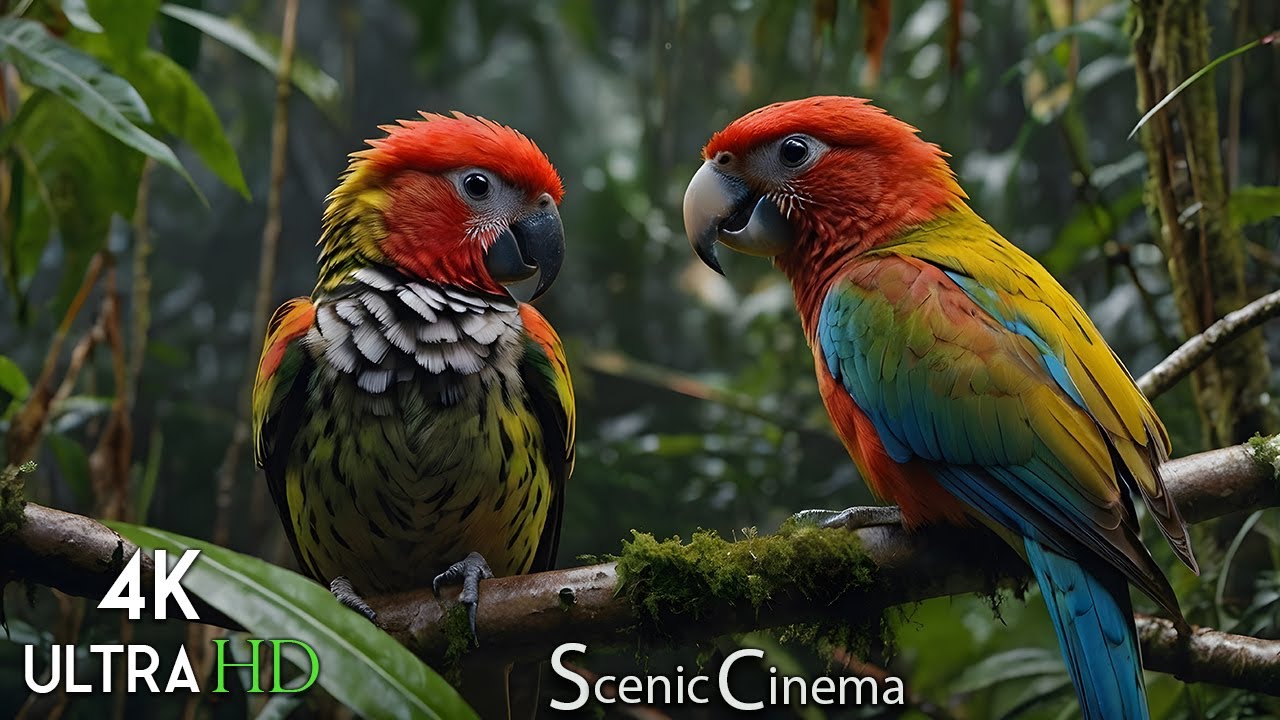 Songbirds Of The Forest - Rainforest Calls | Scenic Cinema With Nature ...