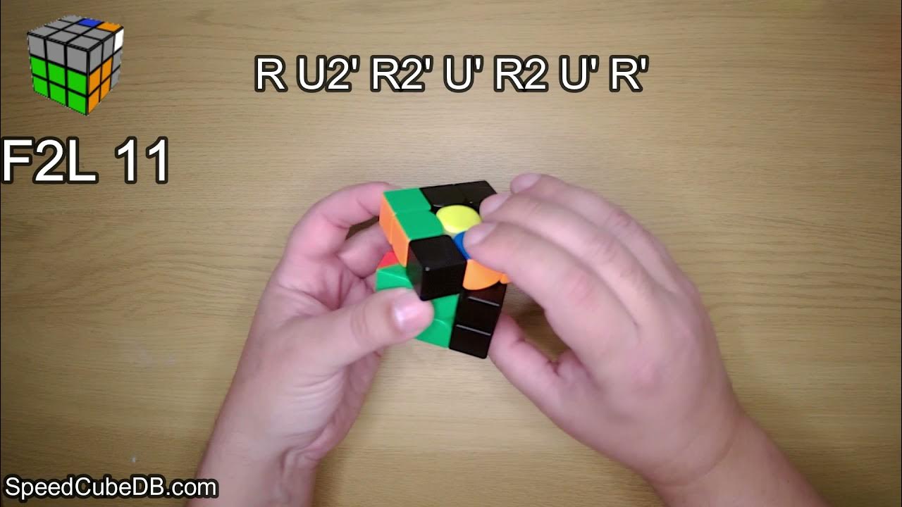 F2L Algorithms, BR Slot - F2L 11 - YouTube