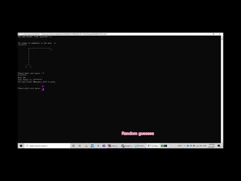 24.HANGMAN PROJECT IN C || C PROGRAMMING MINI PROJECT - YouTube