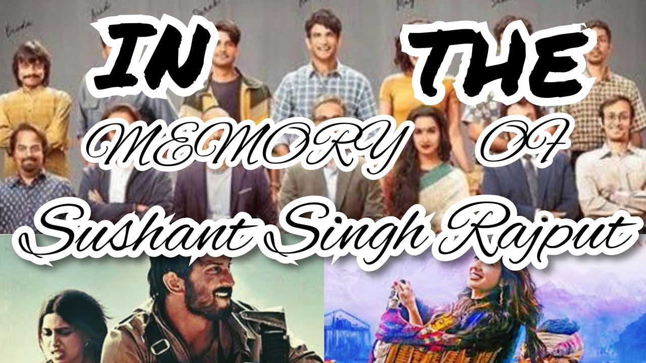 Sushant singh rajput-The hero,,a picture tribute from my heart - YouTube