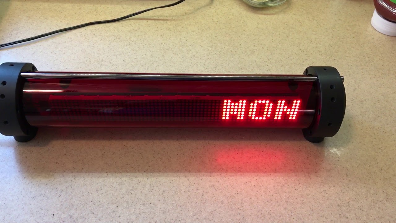 ESP8266 Marquee Scroller - YouTube
