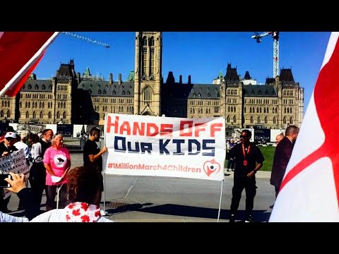 Hands Off Our Kids March 🔴LIVE🔴on Parliament Hill - YouTube