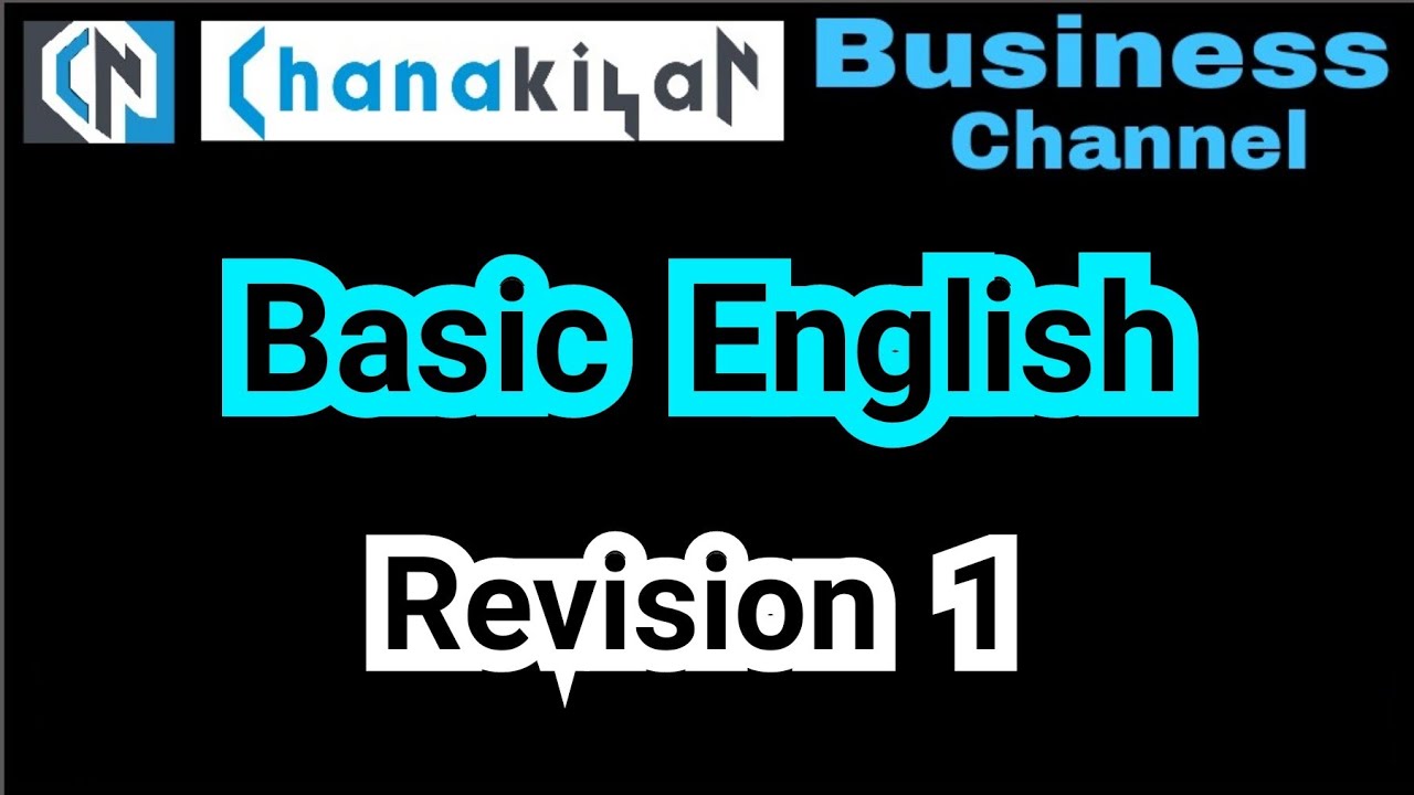 Basic English Revision - 1 Learn English Through Tamil - YouTube
