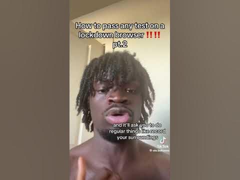 how to pass any test on a lockdown browser. how to cheat Lockdown ...