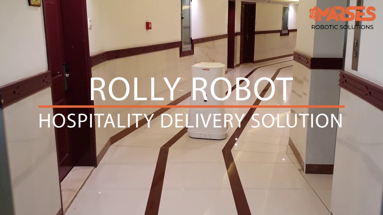 Rolly Robot - Hotel Delivery Solution - YouTube