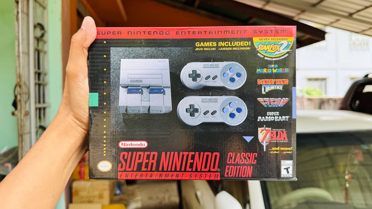 Super Nintendo Entertainment System Classic Edition Unboxing and ...