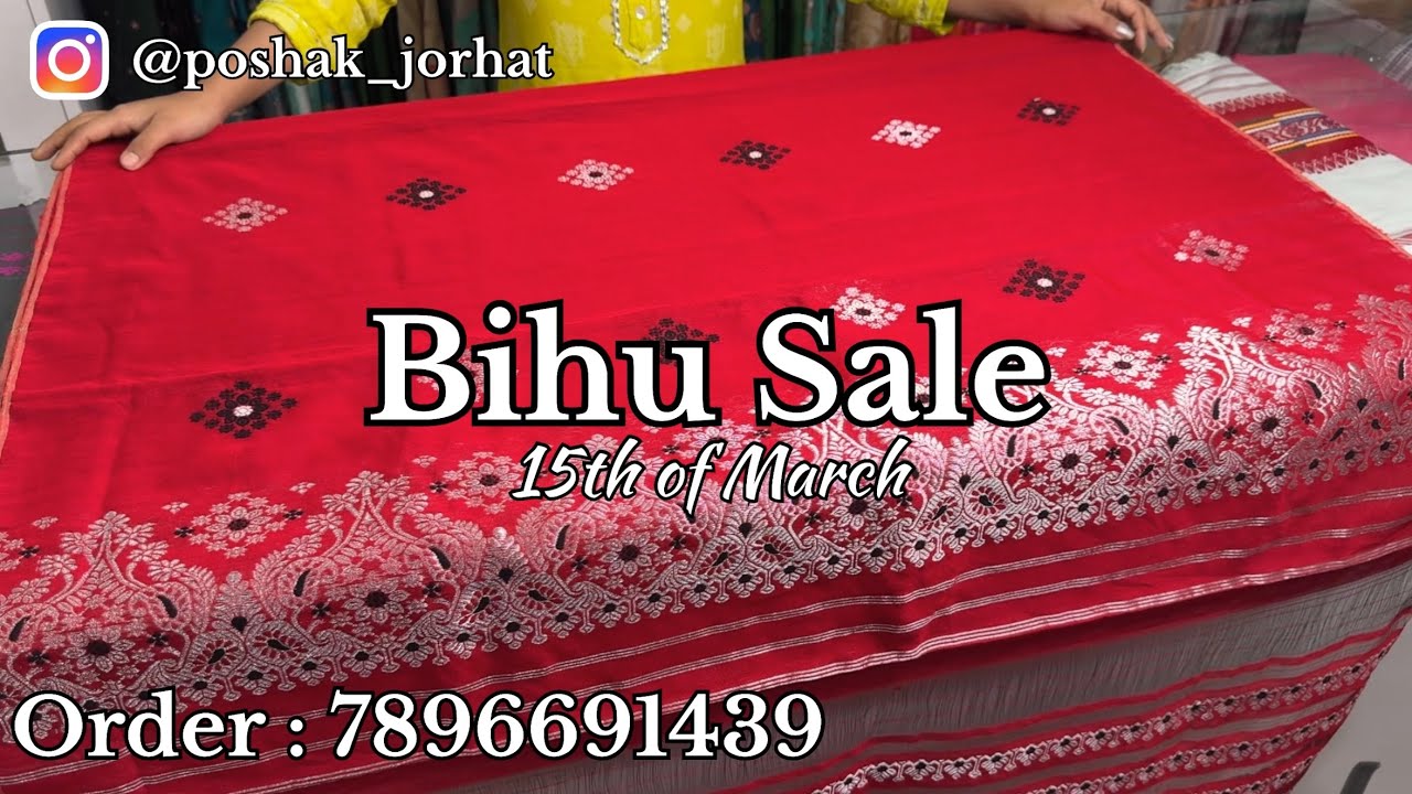 Handwoven Staple Cotton Jura || Semi Paat Jura || with side Pari and ...