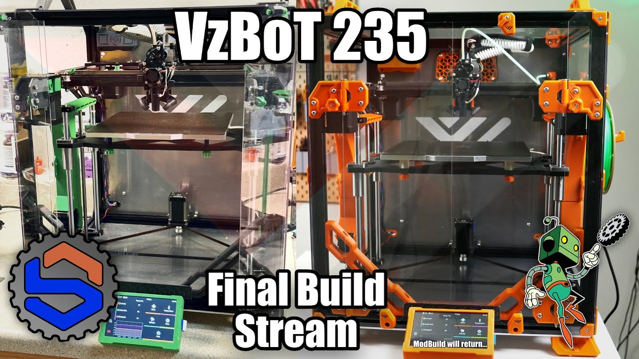 VzBot 235 Mellow Kit build with Steve Builds! - Final Episode Stream ...