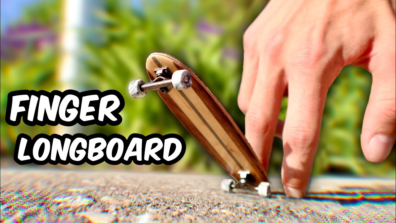 I Tried FINGER LONGBOARDING - YouTube