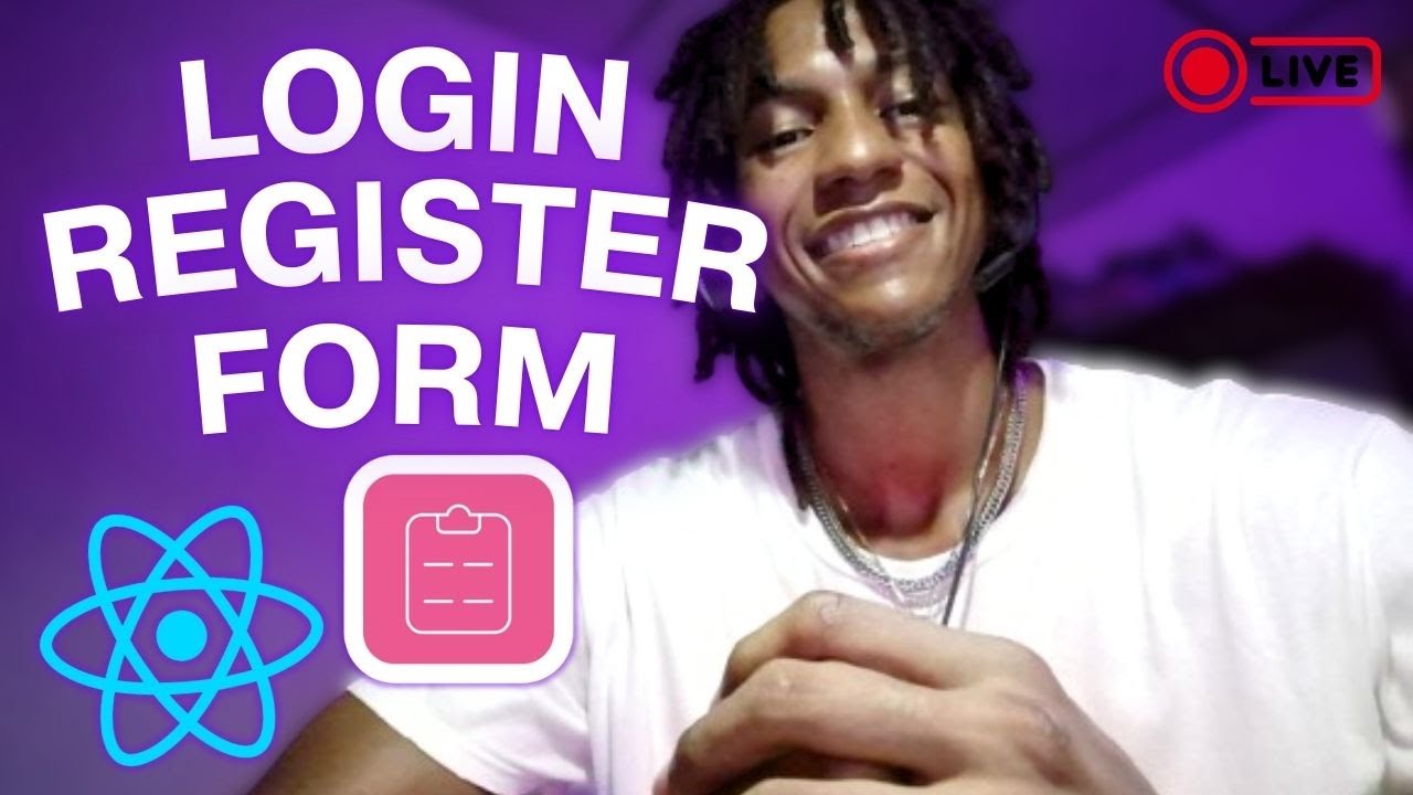PROGRAMANDO FORMULARIO EN REACT.JS LIVE!! - YouTube