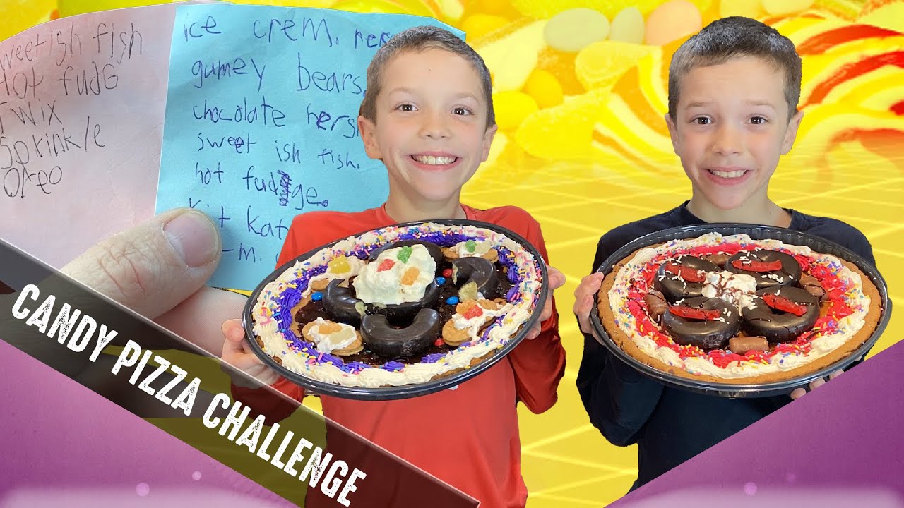 Turning FOOD Into CANDY! DIY Learning How to Make DELICIOUS Candy PIzza ...